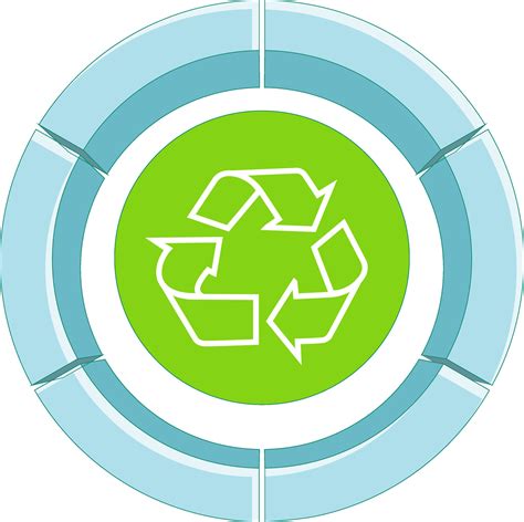3d Circle Infographic With Recycle Symbol 25077174 Vector Art At Vecteezy