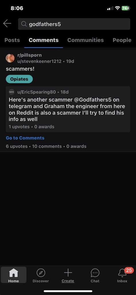 Godfathers5 Is A Huge Scammer On Telegram To Get You Goods And Reddit User One Plane1784 Is A
