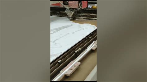워터젯 가공 사례 152 대리석 가공은 워터젯이 적합합니다 틸트기능을 이용하여 45도 베벨 커팅도 가능합니다 Youtube