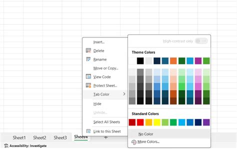 Menyusun Dan Mengatur Warna Tab Worksheet Belajar Excel