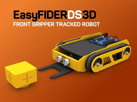 Tracked Robot With Front Gripper Easyfinderds3d By Mauricioduarte Makerworld Download Free 3d