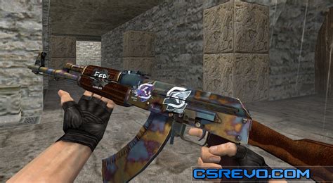 Skin AK47 Case Hardened SK Gaming CS GO HD Para CS 1 6 CS Revo