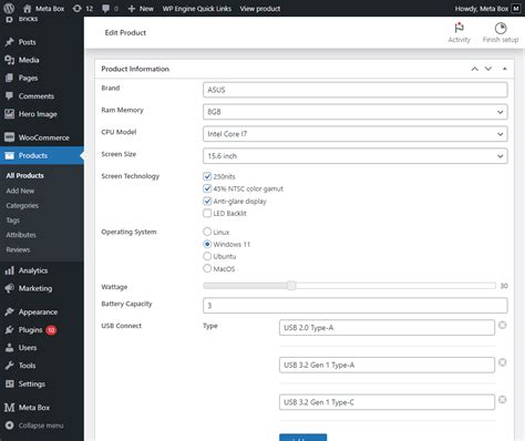 How To Add Custom Fields To Products In Woocommerce Using Meta Box