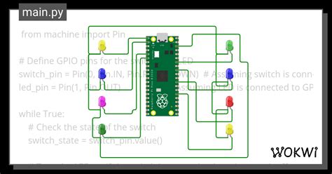 8led Wokwi Esp32 Stm32 Arduino Simulator