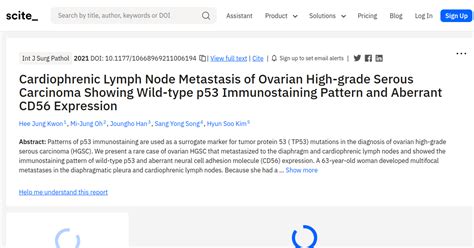 Cardiophrenic Lymph Node Metastasis Of Ovarian High Grade Serous