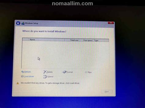 Format Disk Windows 10 Install
