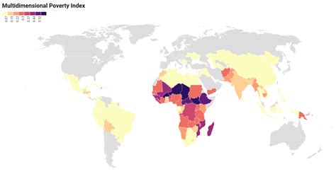 Countries By Multidimensional Poverty Index Rmapporn