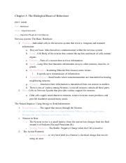 Chapter 3 The Biological Bases Of Behaviour Pdf Chapter 3 The