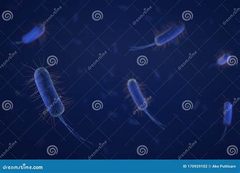 Close Up In Microscopic Of Clostridium Tetani Bacteria The Cause Of