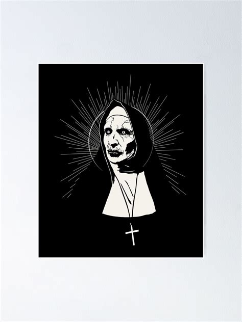 The Conjuring Valak Poster For Sale By Lapinmagnetik Redbubble