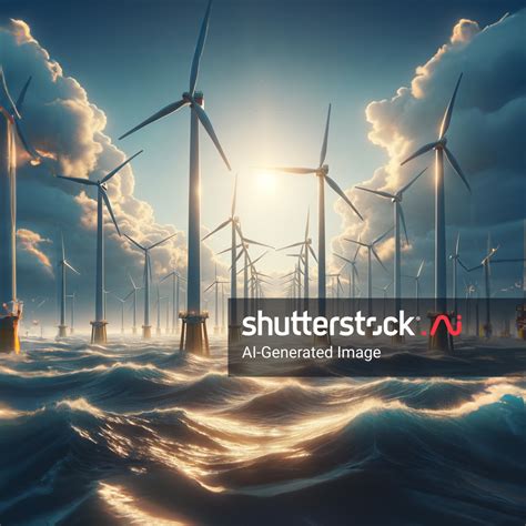 Offshore Wind Structure Ocean Windy Daylight Ai 生成图片2429097435 Shutterstock