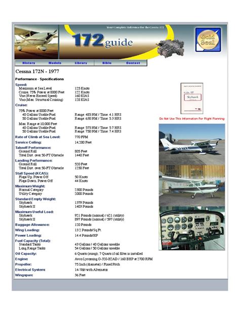 C172n 1977 Pdf Aviation Manufactured Goods