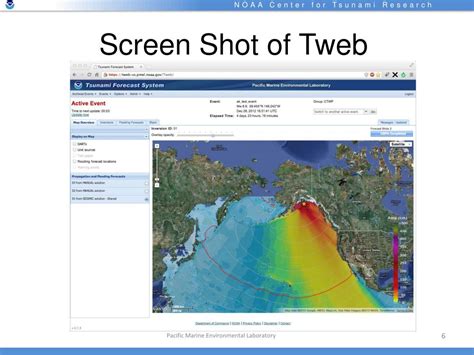 Ppt Tweb A Web Based Tsunami Model Forecast Tool Powerpoint