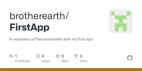 GitHub Brotherearth FirstApp A Repository Of Files Associated With My First App