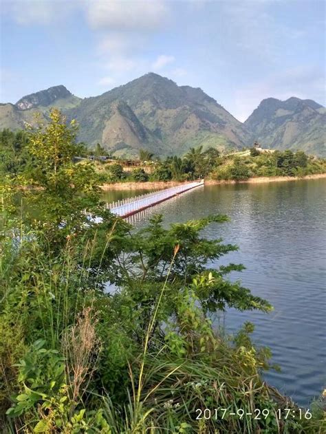 全國最大的水面浮橋全景貴州省羅甸紅水河鎮 每日頭條