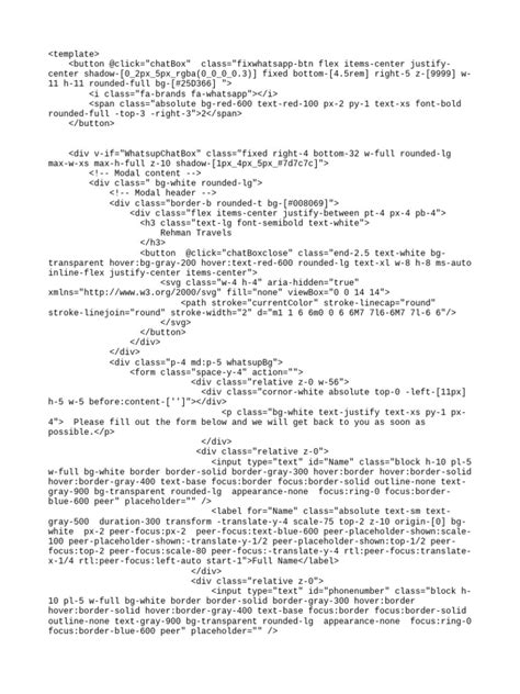 Whatsup Button Components Pdf