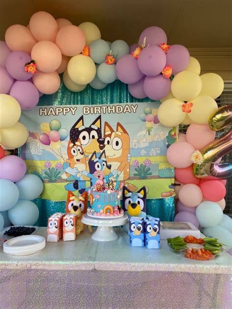 Bluey Birthday Bluey Birthday Decorations For Girl Bluey Party