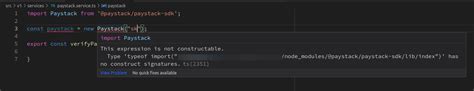 Bug Paystack Typescript Import Not Constructable · Issue 4 · Paystackosspaystack Node · Github