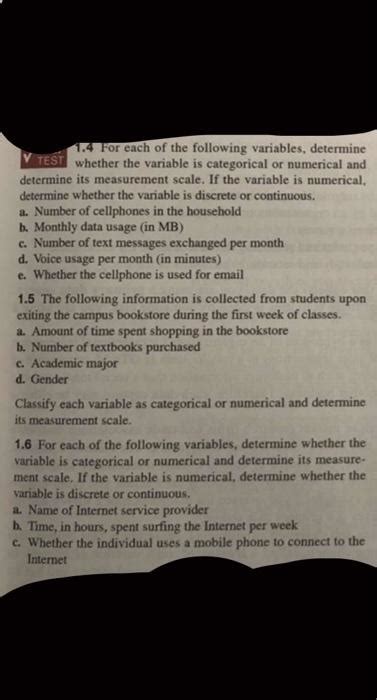 solved 1 4 for each of the following variables determine v