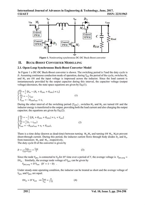 A Low Voltage Dynamic Synchronous Dc Dc Buck Boost Converter Four Switches Pdf