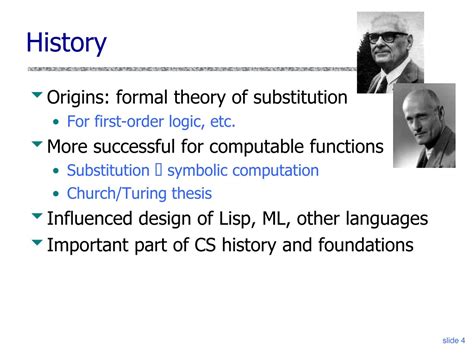 Ppt Exploring Lambda Calculus Syntax Variables Functions And