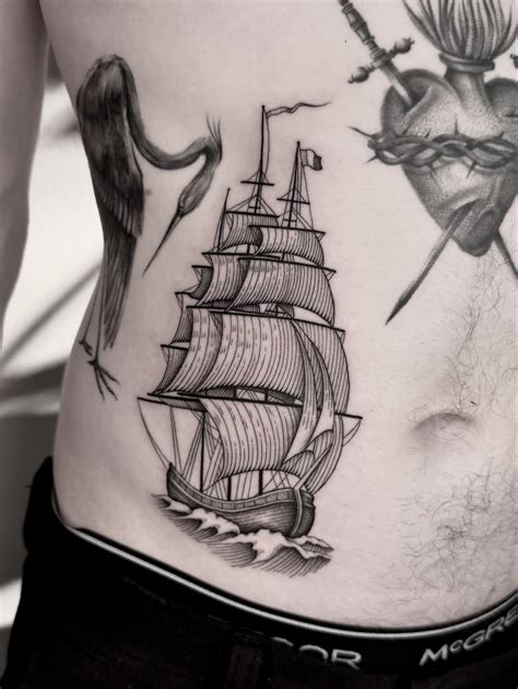 Ship Tattoo Ideas Traditional Pirate Kraken And Sailing Designs For