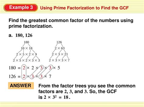 Ppt Using The Gcf To Solve Problems Powerpoint Presentation Free