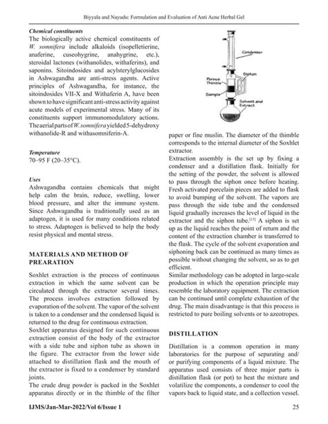 Formulation And Evaluation Of Anti Acne Herbal Gel Pdf Herbs And Supplements Alternative