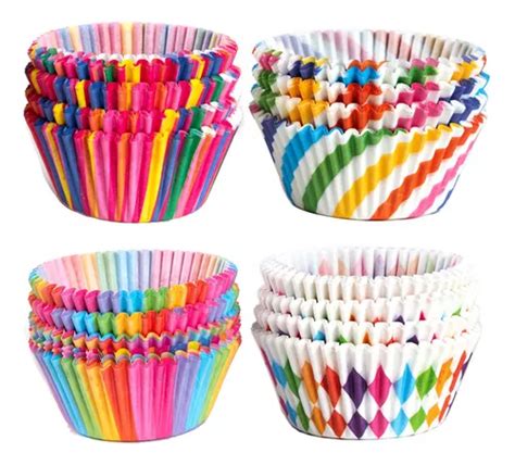 Vasos De Papel Para Hornear Magdalenas Moldes Para Magdalen Cuotas
