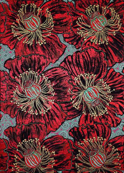 Tamara Budnikova Tanzender Mohn Wandbild Tamara Budnikova Kunst Online