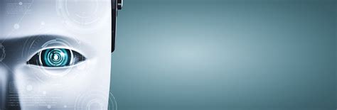 로봇 휴머노이드 얼굴과 눈을 가까이 가까이 보기 3d 렌더링 로봇 프로세스 자동화에 대한 스톡 사진 및 기타 이미지 로봇 프로세스 자동화 로봇공학 학습 Istock