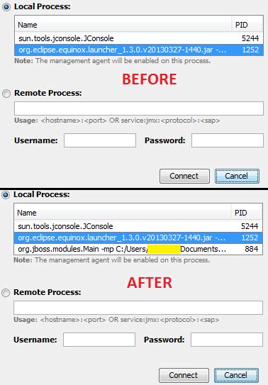 java jmxresource published with simplejmx does not appear in jconsole