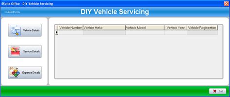 Diy Vehicle Maintenance Database Ssuite Office Software Keep Track