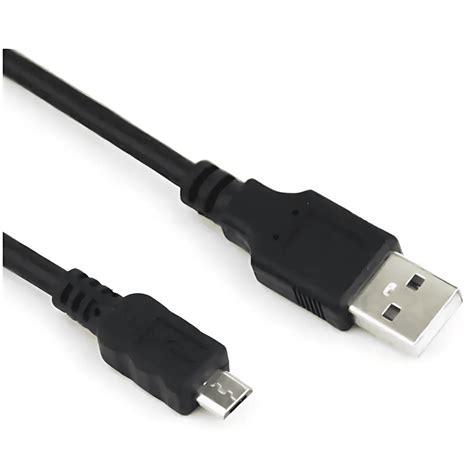 Vcom Usb Cable Micro Usb Type B M To Usb M Usb 2 0 6 Ft Molded Cbl Vcom