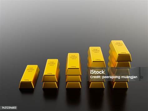 3d 현실적인 금 더미 검은 배경에 고립 된 금괴의 상승 더미 3d 렌더링 그림 0명에 대한 스톡 사진 및 기타 이미지 0명 3차원 형태 가격 Istock