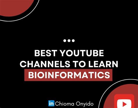 Bioinformatics Bioinformaticslearning Youtubelearning