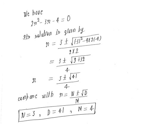 Answered The Equation R R Has Solutions Bartleby
