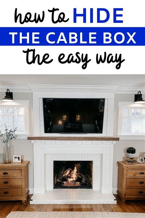 How To Hide A Cable Box Ideas Step By Step Instructions On How To Hide A Cable Box With A