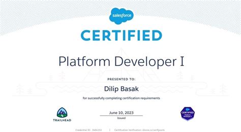 Dilip Basak On Linkedin Saleforce Pd1 Salesforcedeveloper