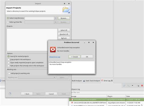 Solved Stm32cubeide 150 Crash Issue Stmicroelectronics Community
