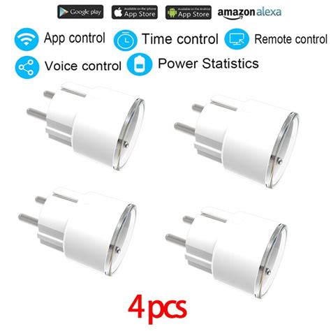 16a 10a Wifi Smart Plug Eu Adapter Wireless Remote Grandado