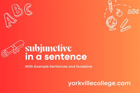 How To Use Subjunctive In A Sentence Easy Examples