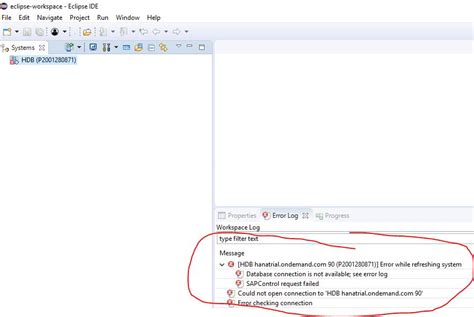 Solved A Connection From Sap Hana To Eclipse Sap Community