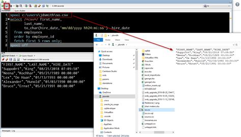 debugging testing sql query on oracle sql developer beginner