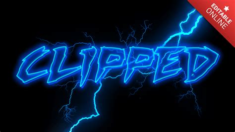 Clipped Text Effect Generator