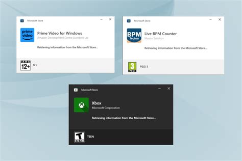 Microsoft Store Is Throwing A Retrieving Information Error