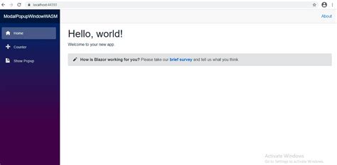 Modal Popup Window In Blazor Webassembly Learn With Sundar
