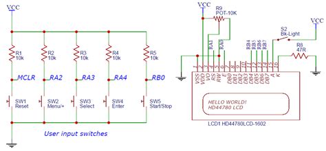 pic16f628a programmable digital timer electronics
