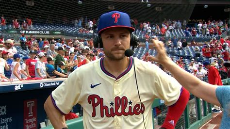 Trea Turner Talks Three Hit Day On His Birthday 06 30 2024 Philadelphia Phillies