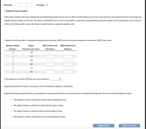 solved attempts average 3 1 optimal choice of capital